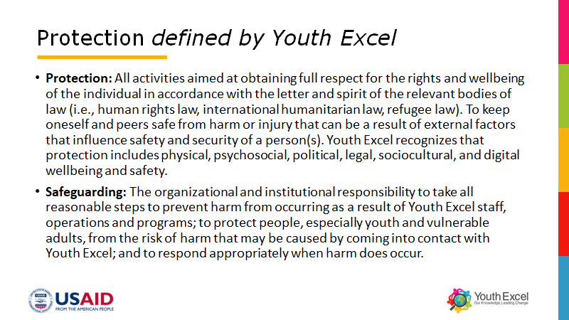 Youth Protection in Youth Excel | IREX